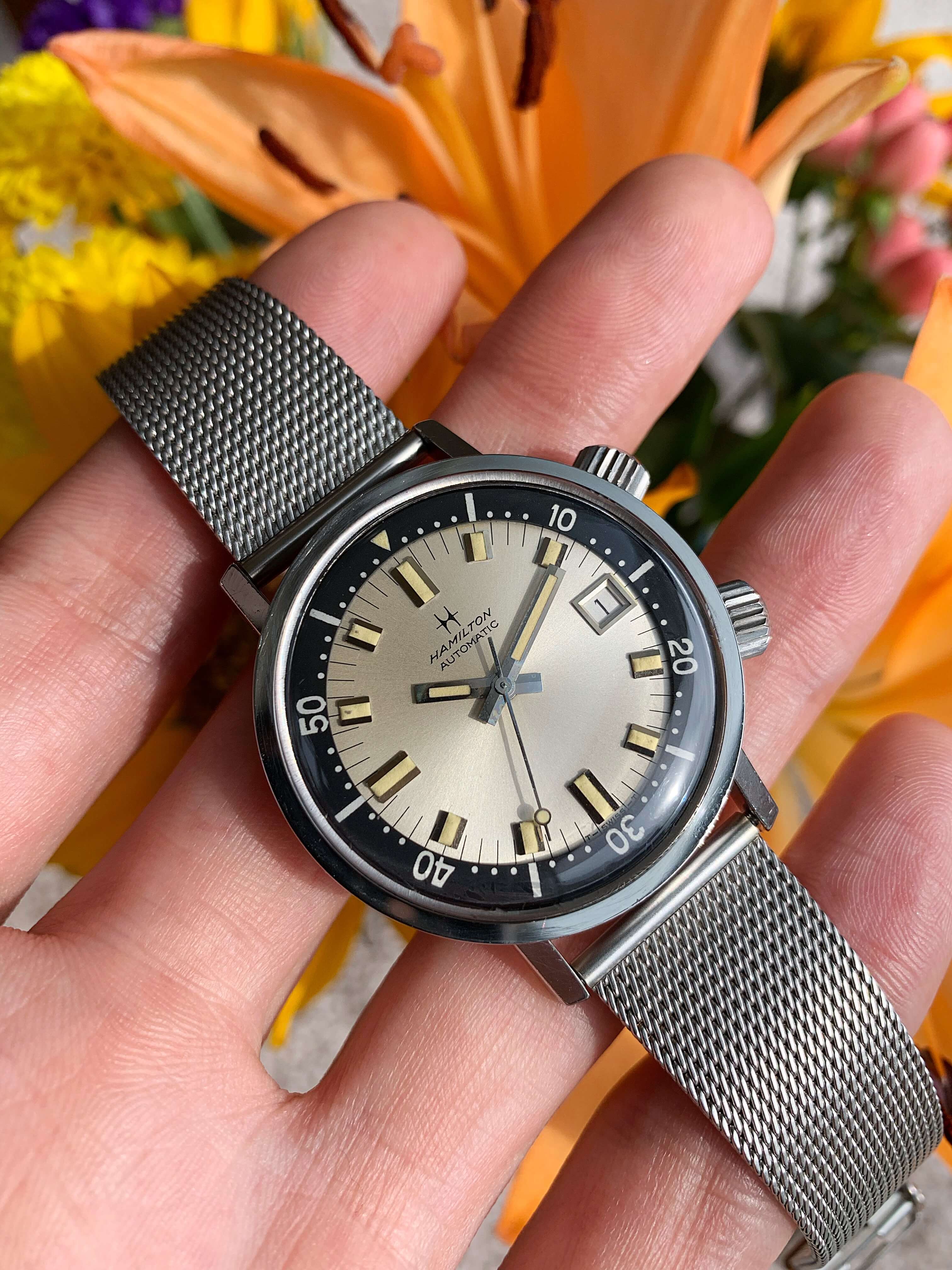 watchsteez.com – 1960s hamilton aqua-date super compressor 600 ...
