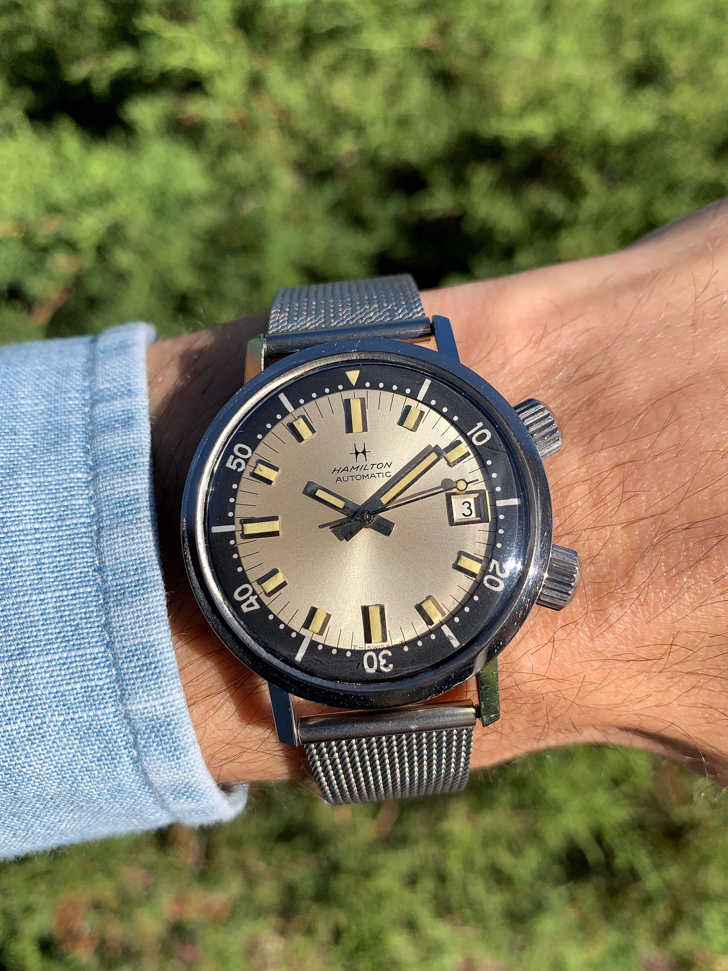 watchsteez.com – 1960s hamilton aqua-date super compressor 600 ...