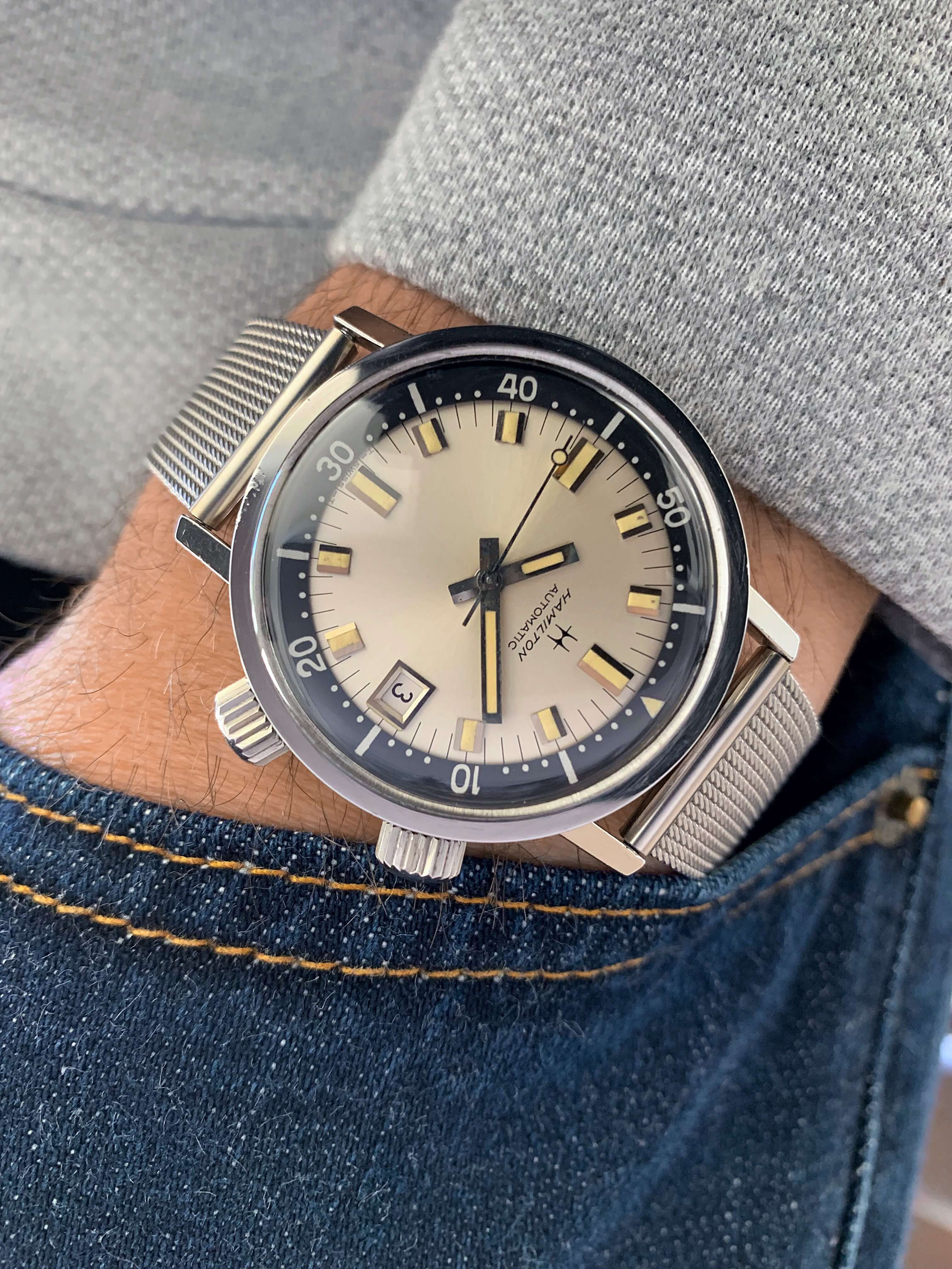 watchsteez.com – 1960s hamilton aqua-date super compressor 600 ...