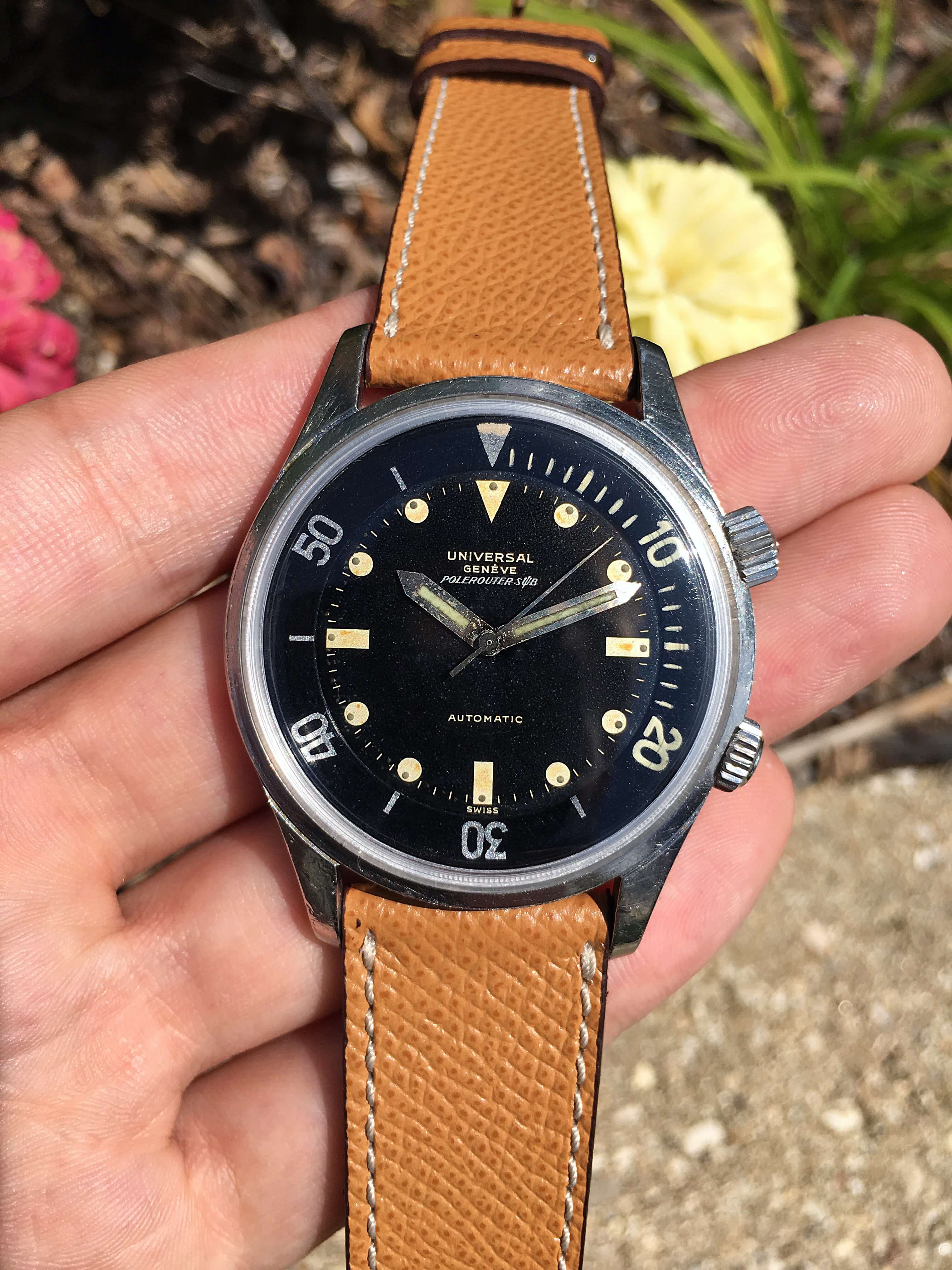 watchsteez.com – vintage universal genève polerouter sub super ...