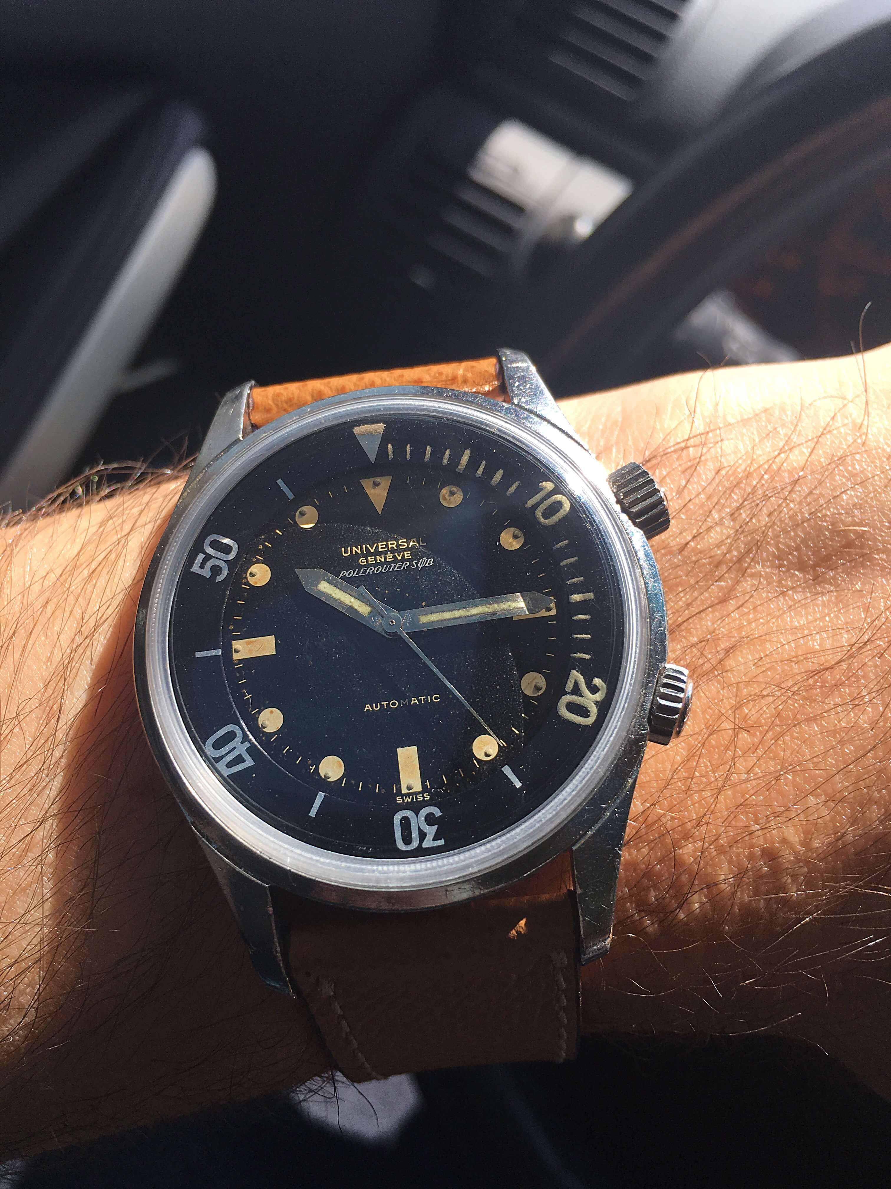 watchsteez.com – vintage universal genève polerouter sub super ...