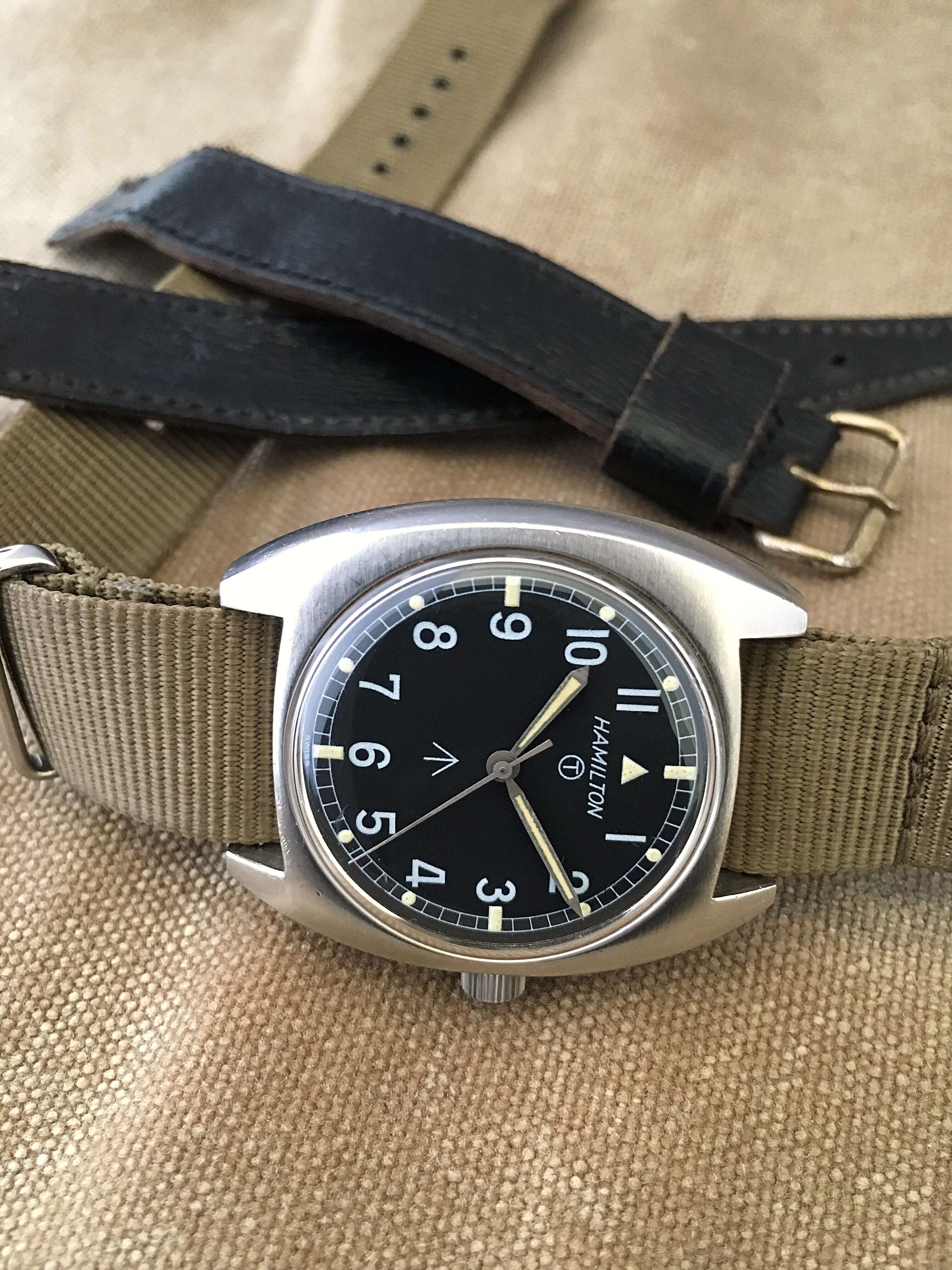 watchsteez.com – 1973 hamilton w10 military watch (british ministry of ...