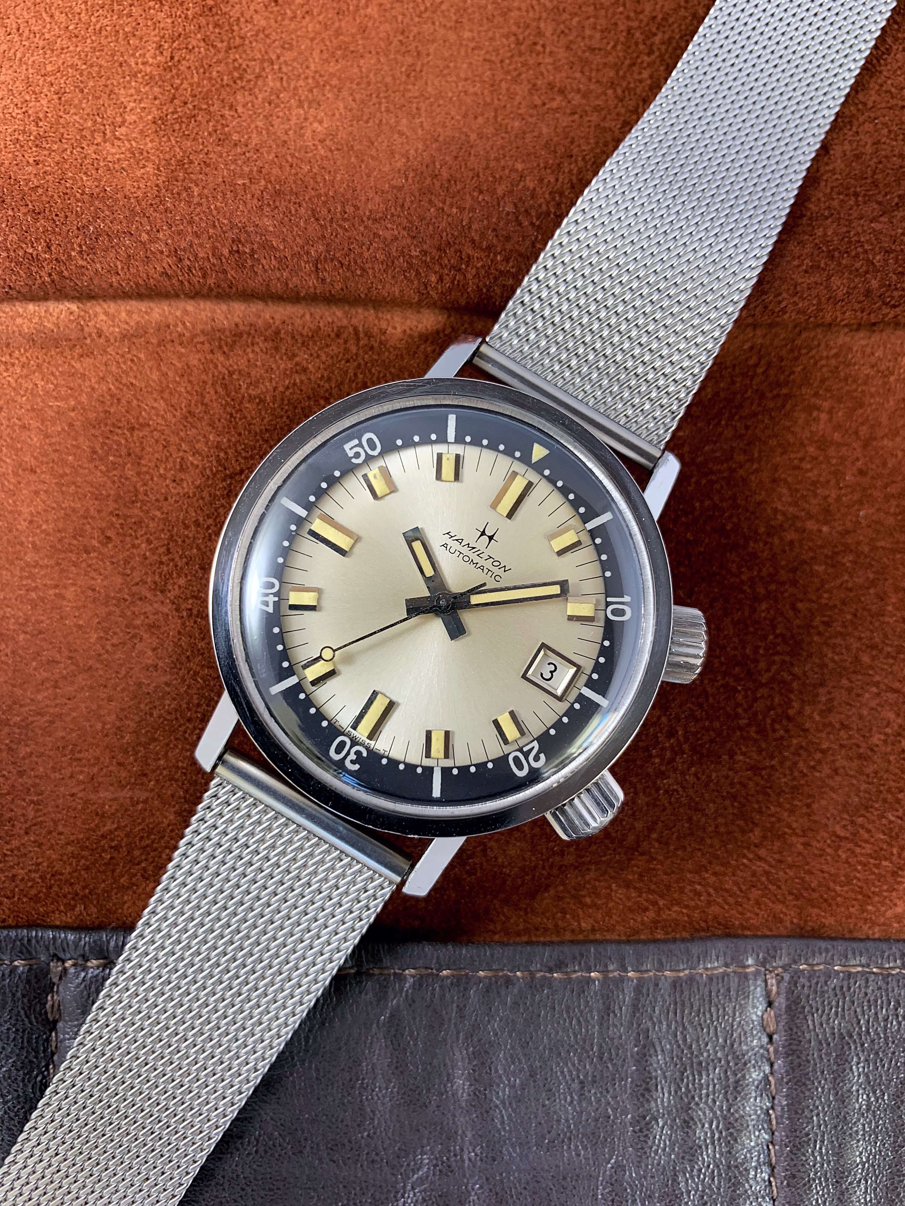 watchsteez.com – 1960s hamilton aqua-date super compressor 600 ...